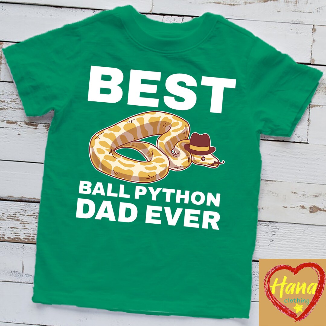 Ball Python Dad Beard Mustache Pet Snake T-shirt - Etsy