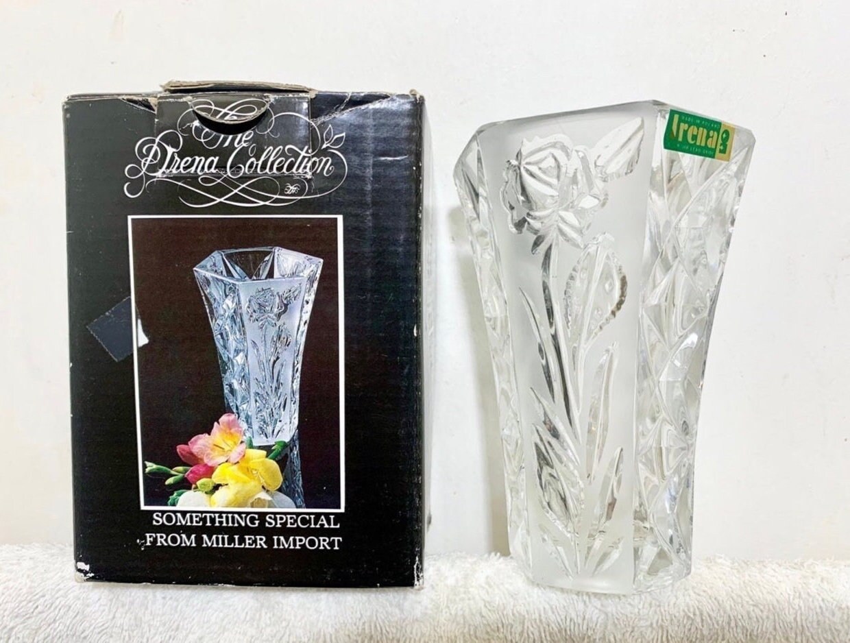 The Irena Collection Made in Poland Genuine Crystal Floral Design ...