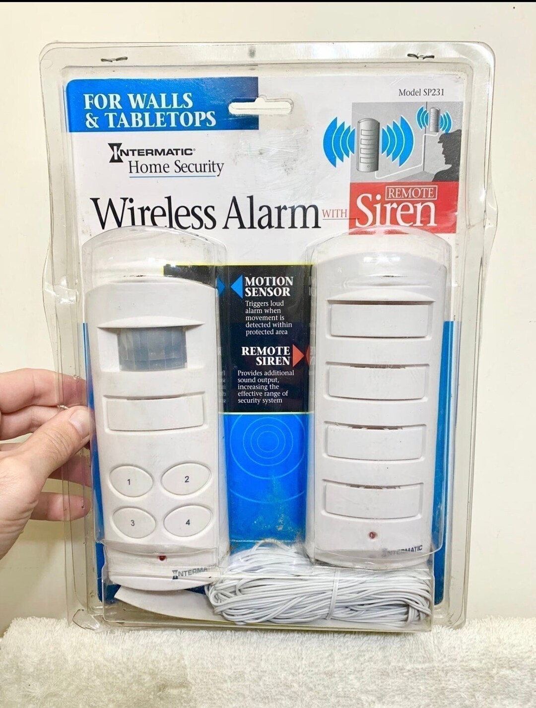 Intermatic Home Security & Surveillance Wireless Alarm System Motion ...