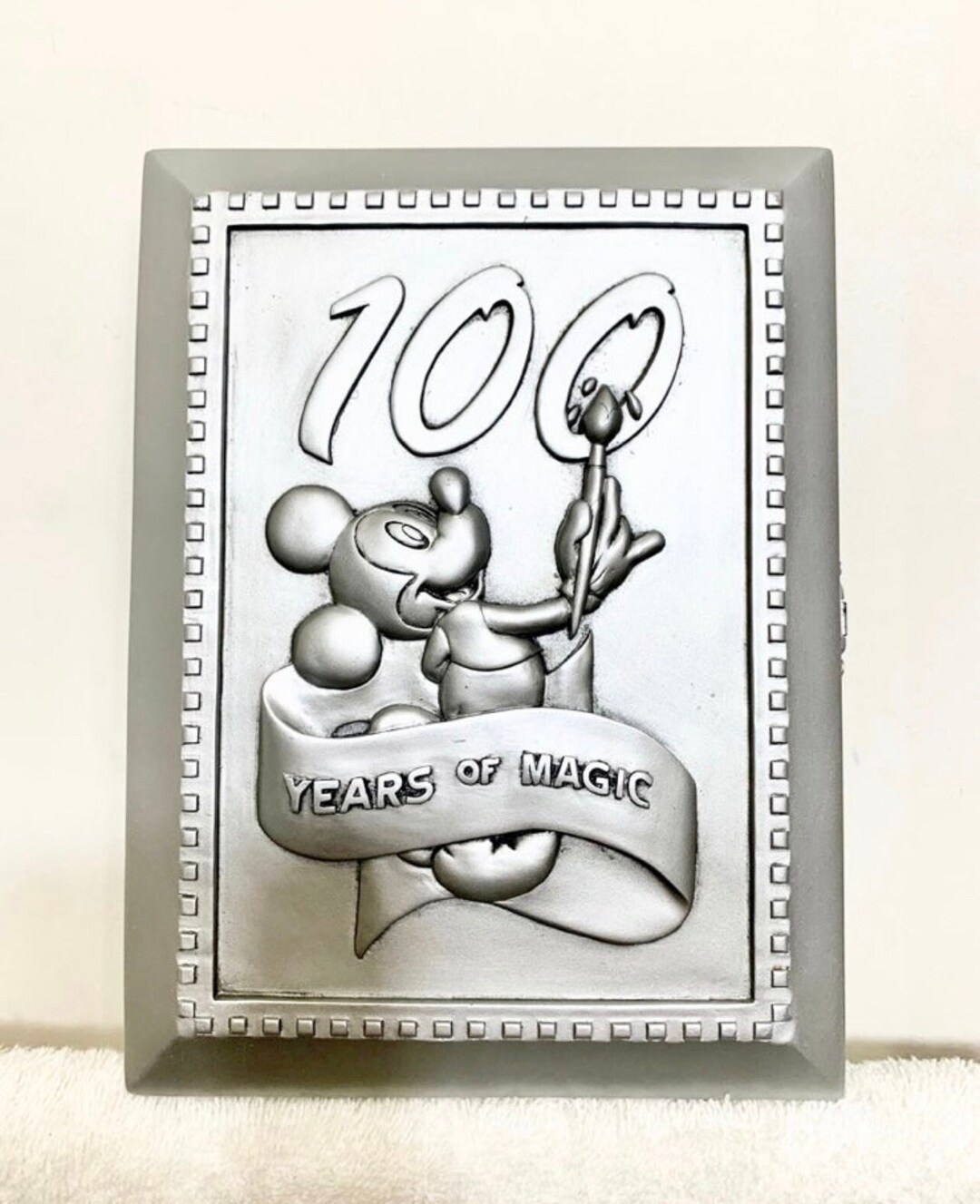 Mickey Mouse Walt Disney 100 Years of Magic Tabletop Silver Plated ...