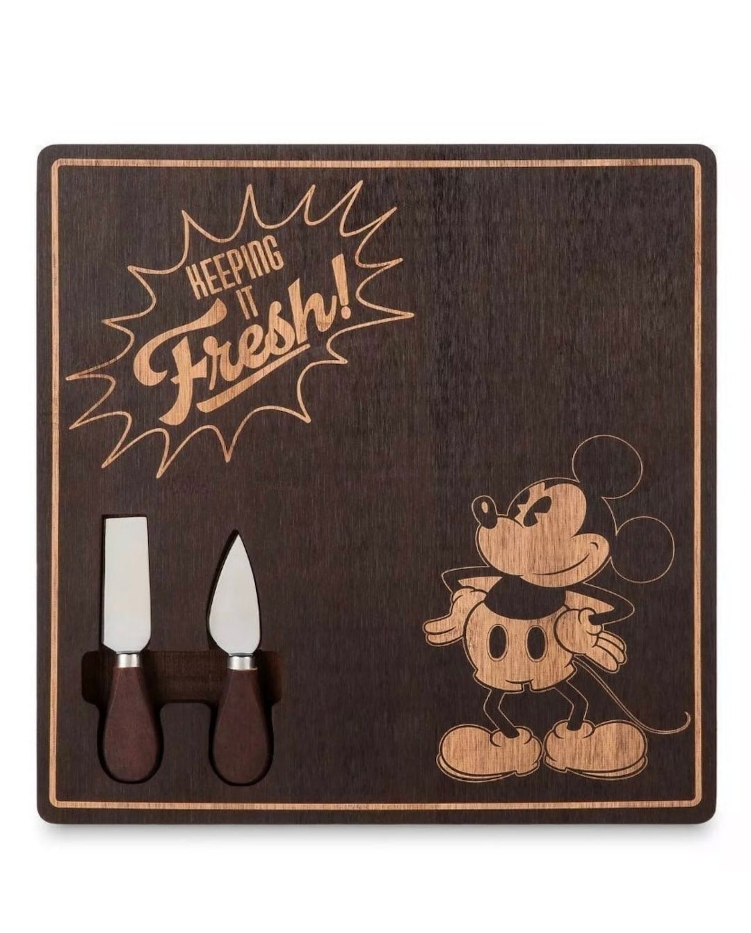 Mickey Mouse Disney Cutting Cooking Board Cheese Plate "keeping It ...
