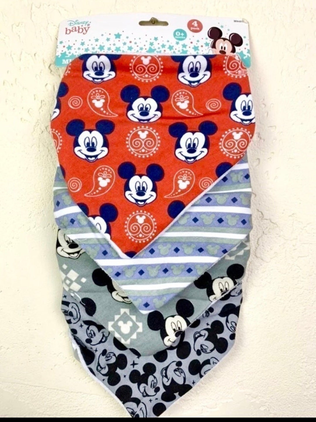 Mickey Mouse Disney Baby Feeding Bibs Baby Bibs Child Bibs 4 Pack, 0 ...