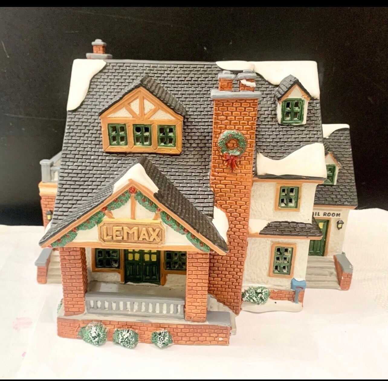 Vintage 1998 LEMAX Collector’s Club Mail Room / Post Office Village ...
