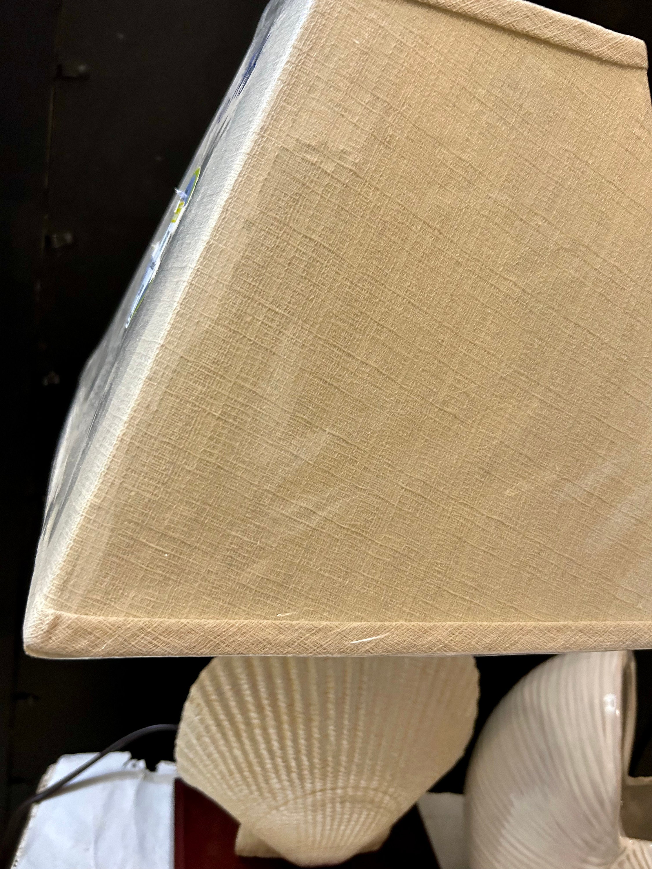 Matching Set of 2 Seashell Lamps Table Lamp Light Nautical Beach Decor ...