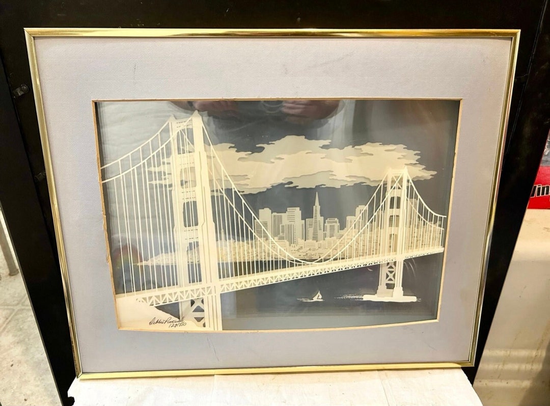 Golden Gate Bridge Print, 3D Three Dimensional, Debbie Patrick Artist ...