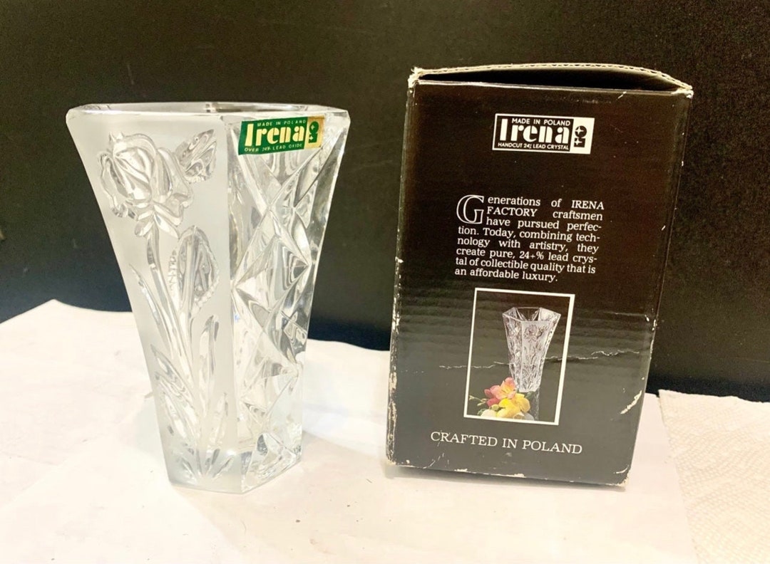 The Irena Collection Made in Poland Genuine Crystal Floral Design ...