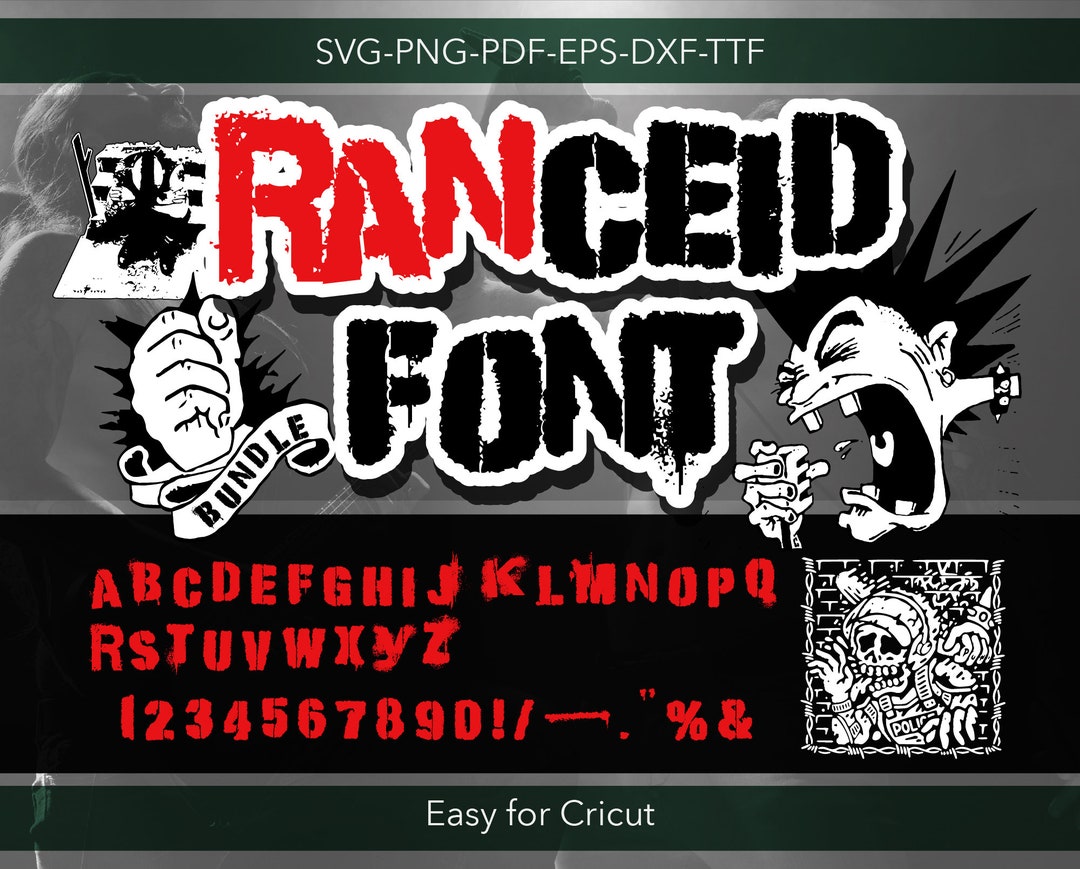 Punk Rock, Rancid Svg, Rancid Shirt Svg, Cricut, Rancid Bundle Svg ...