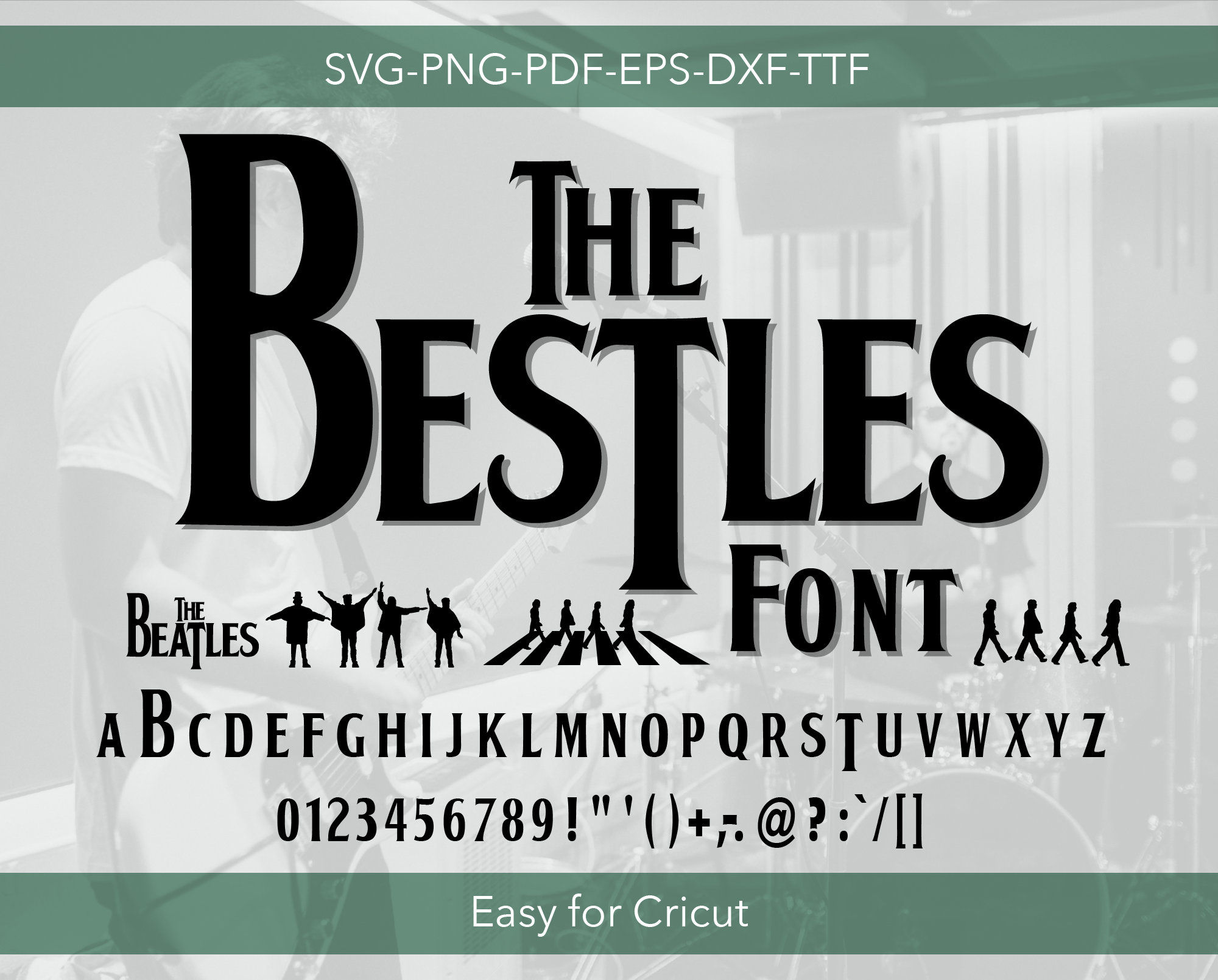 The Beatles Font The Font That "LET IT BE" Is In On This Beatles