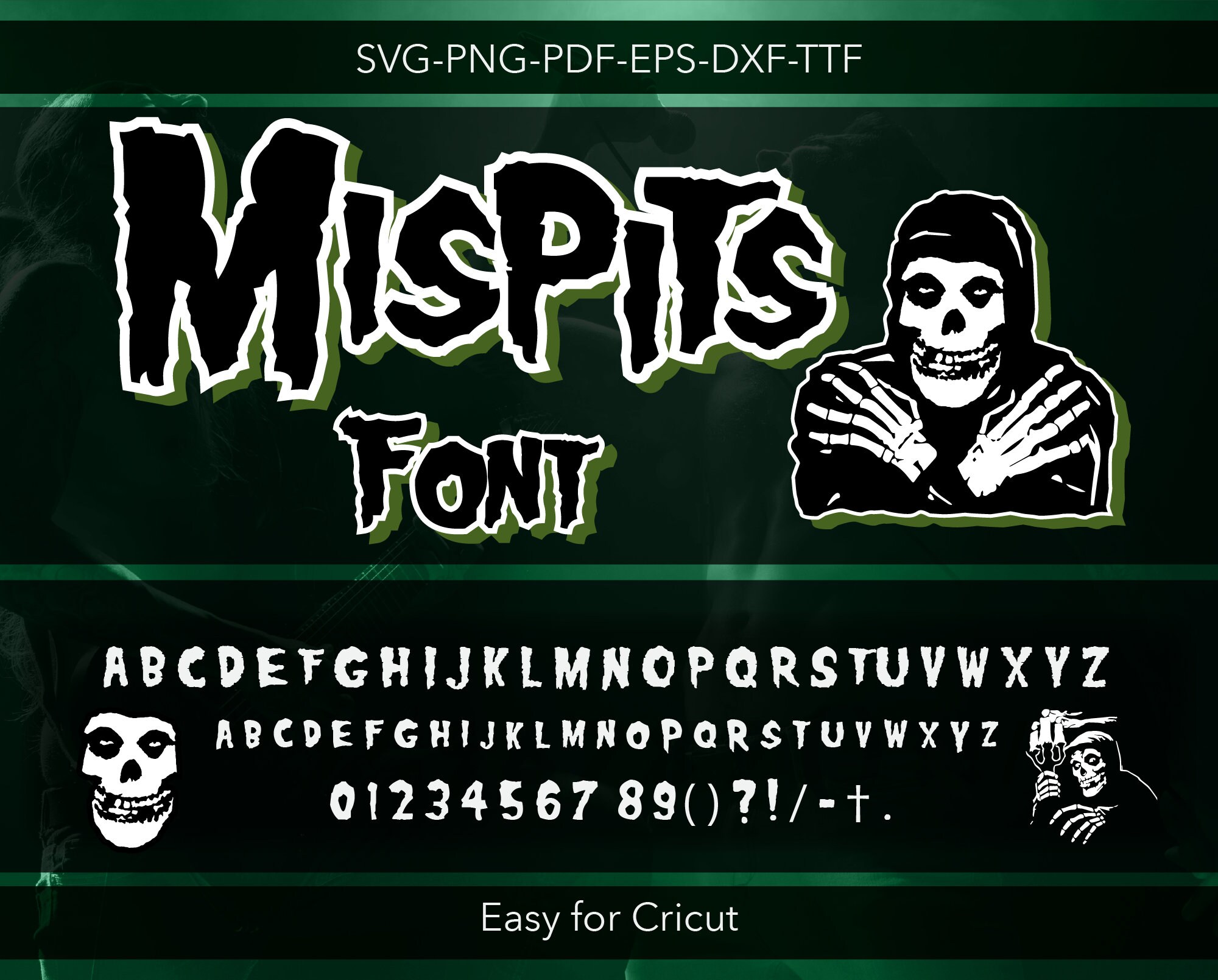 Punk Rock Svg, Misfits Font, Misfits Shirt Svg, Cricut Svg, Misfits ...