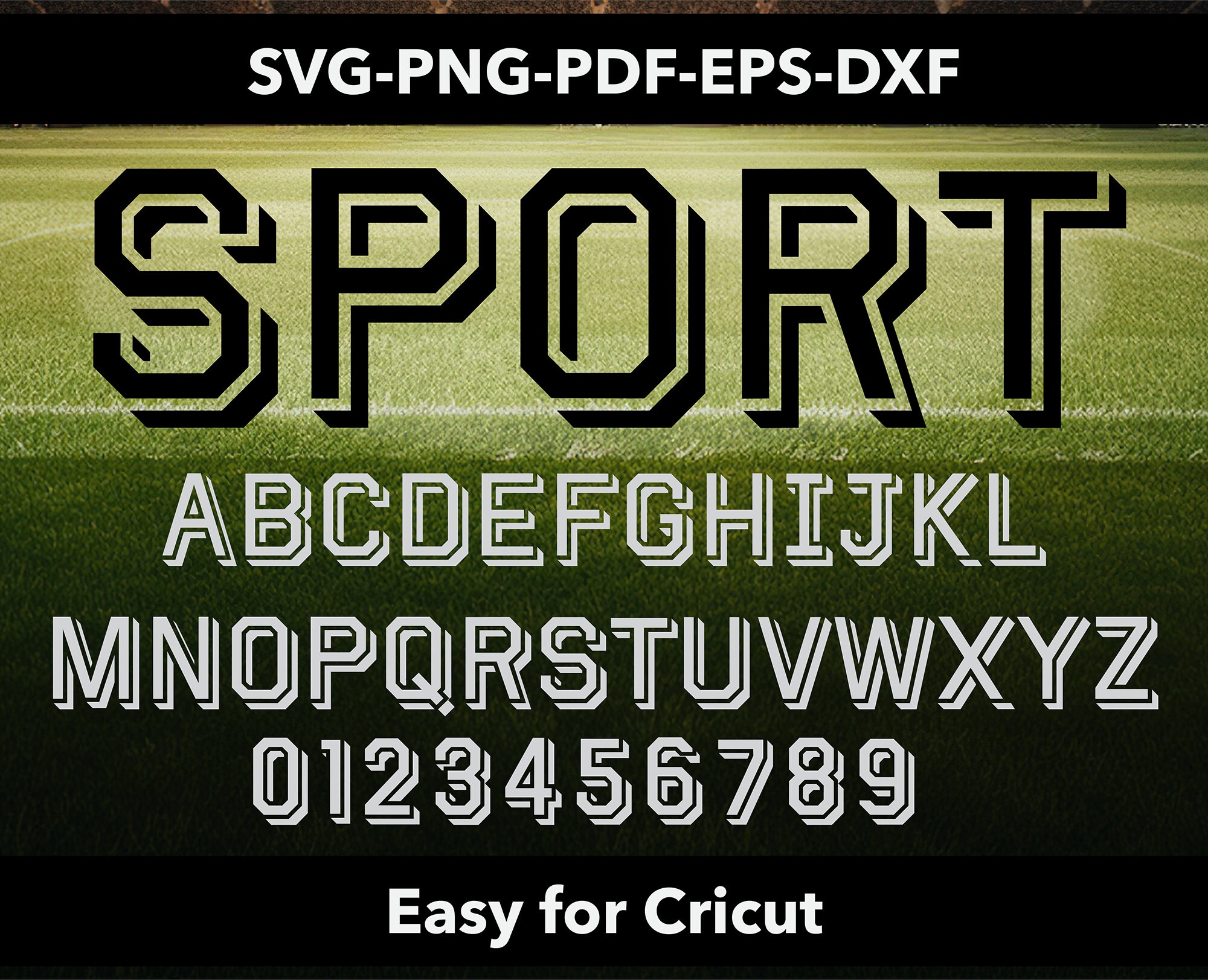 Varsity Font SVG Font Svg Sports SVG Alphabet Varsity - Etsy