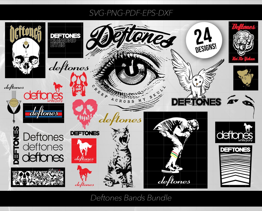 Rock Band, Deftones Shirt, Deftones Svg Bundle Logo, Rock Bundle, Metal ...