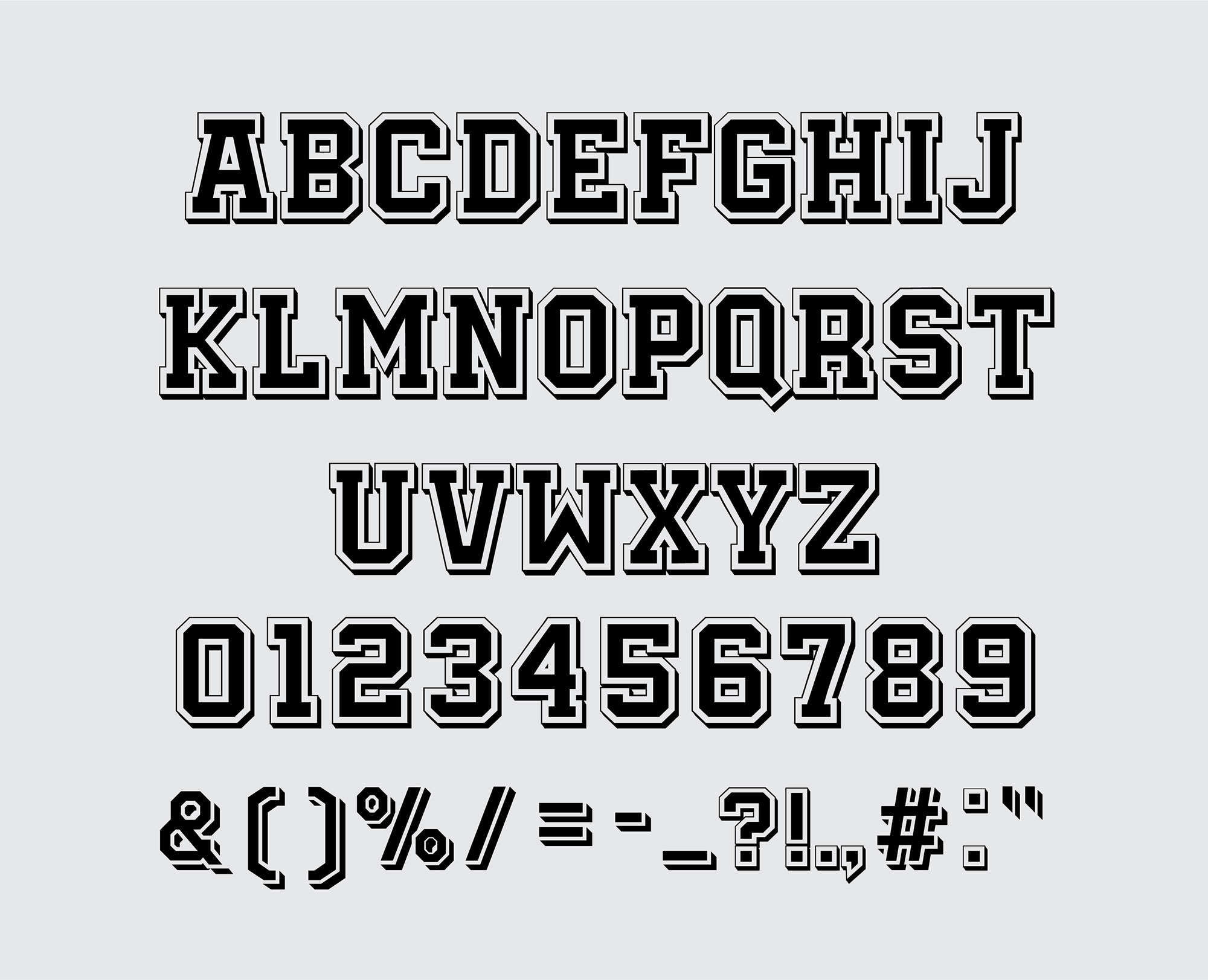 Varsity Font SVG Varsity Letters Svg Sports Alphabet SVG - Etsy