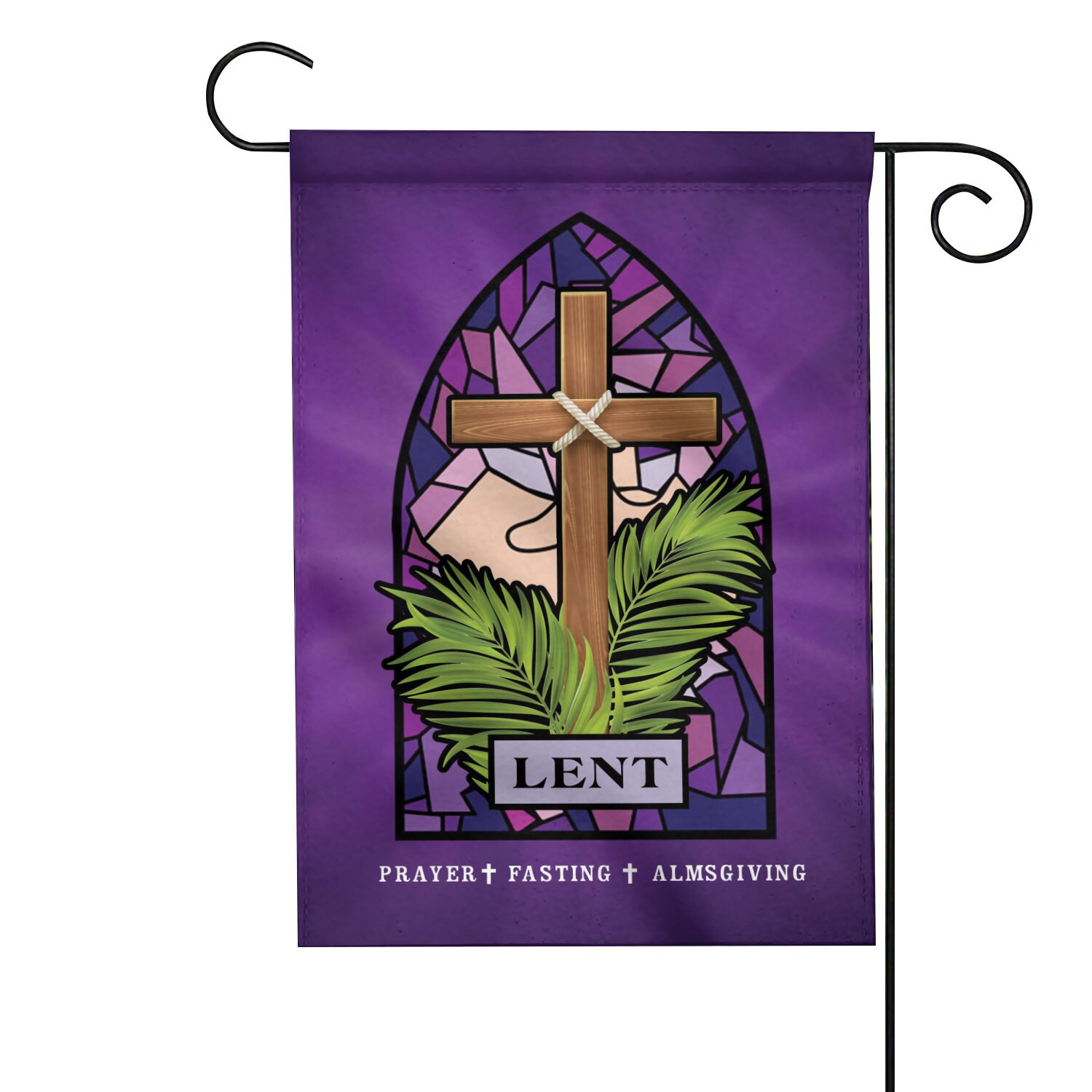 Lent Season Double-sided Flag, the Season of Lent Garden Flag, Happy ...