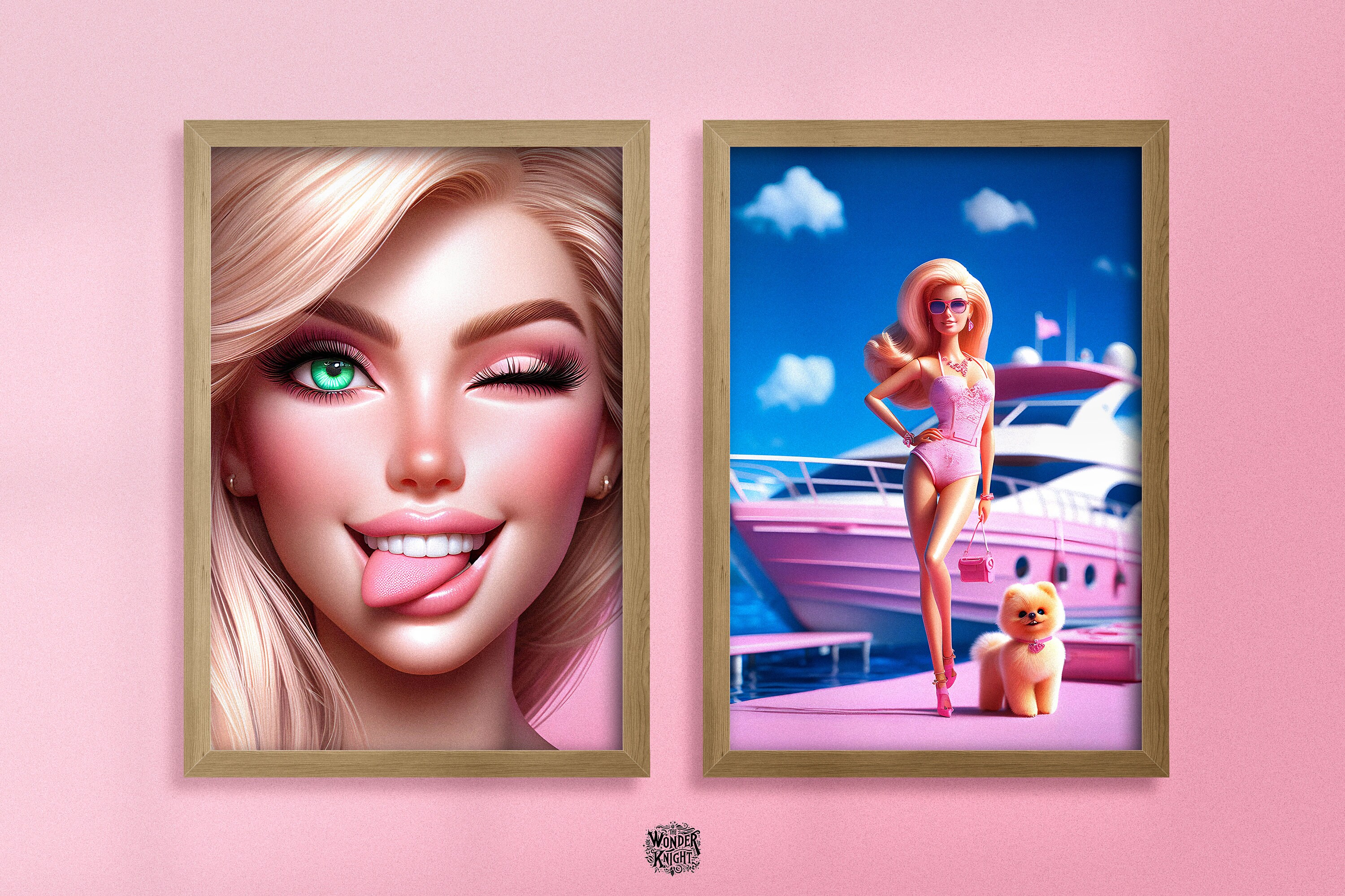 Barbie Wall Art Print Set Barbie Wall Art Set of 12 Barbie Phone ...