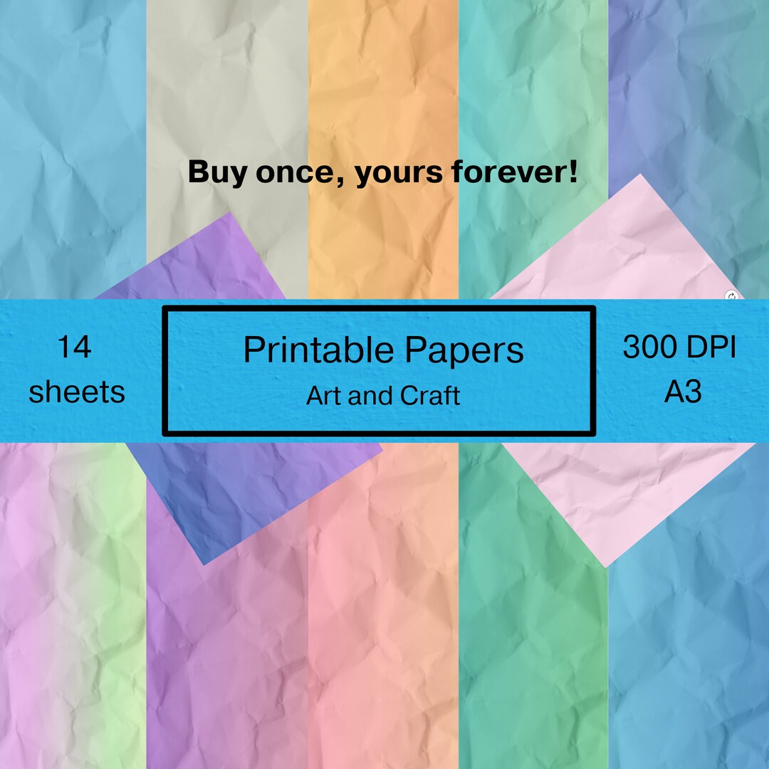 Printable Paper, 300DPI, Printable Paper for Stationary, Arts and ...
