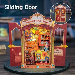DIY Amazing Toy Store Book Nook Kit - Miniature Wooden Dollhouse ...