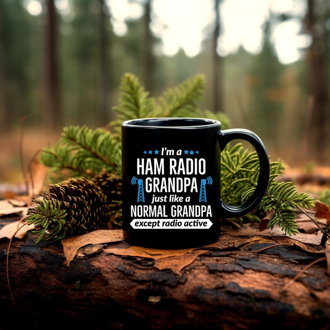 Ham Radio Grandpa Mug, Ham Radio Mug, Amateur Radio Gift, Cb Radio Mugs ...