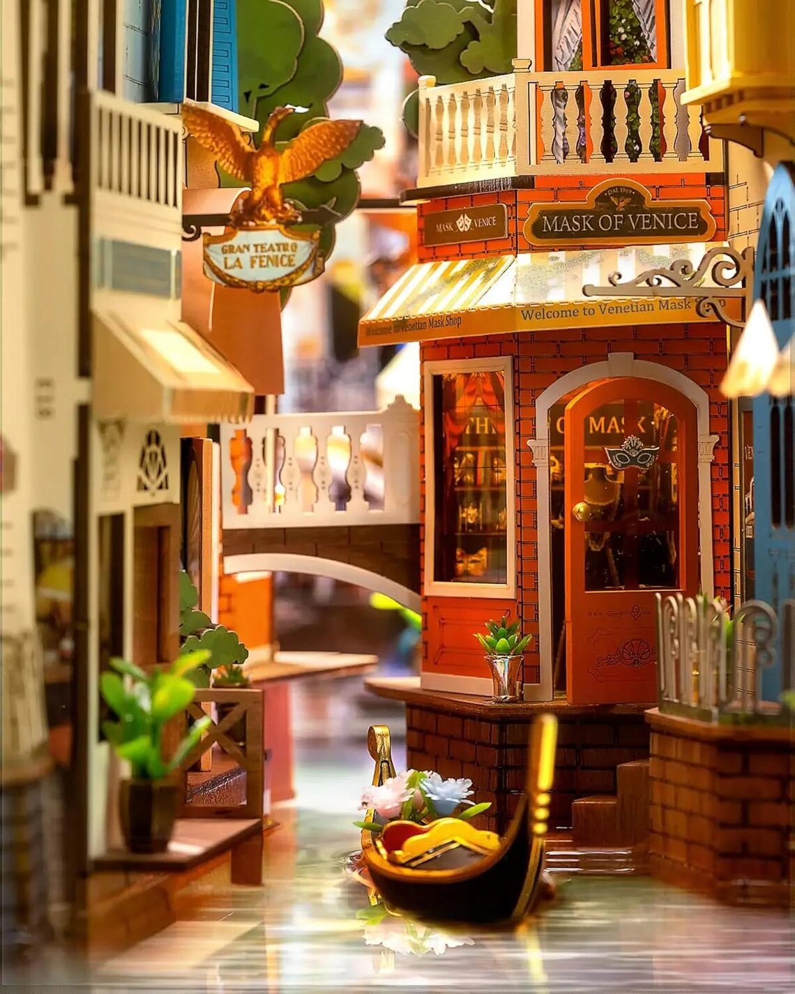 Romantic Venice Book Nook Kit: DIY Miniature House With LED Lights - Etsy