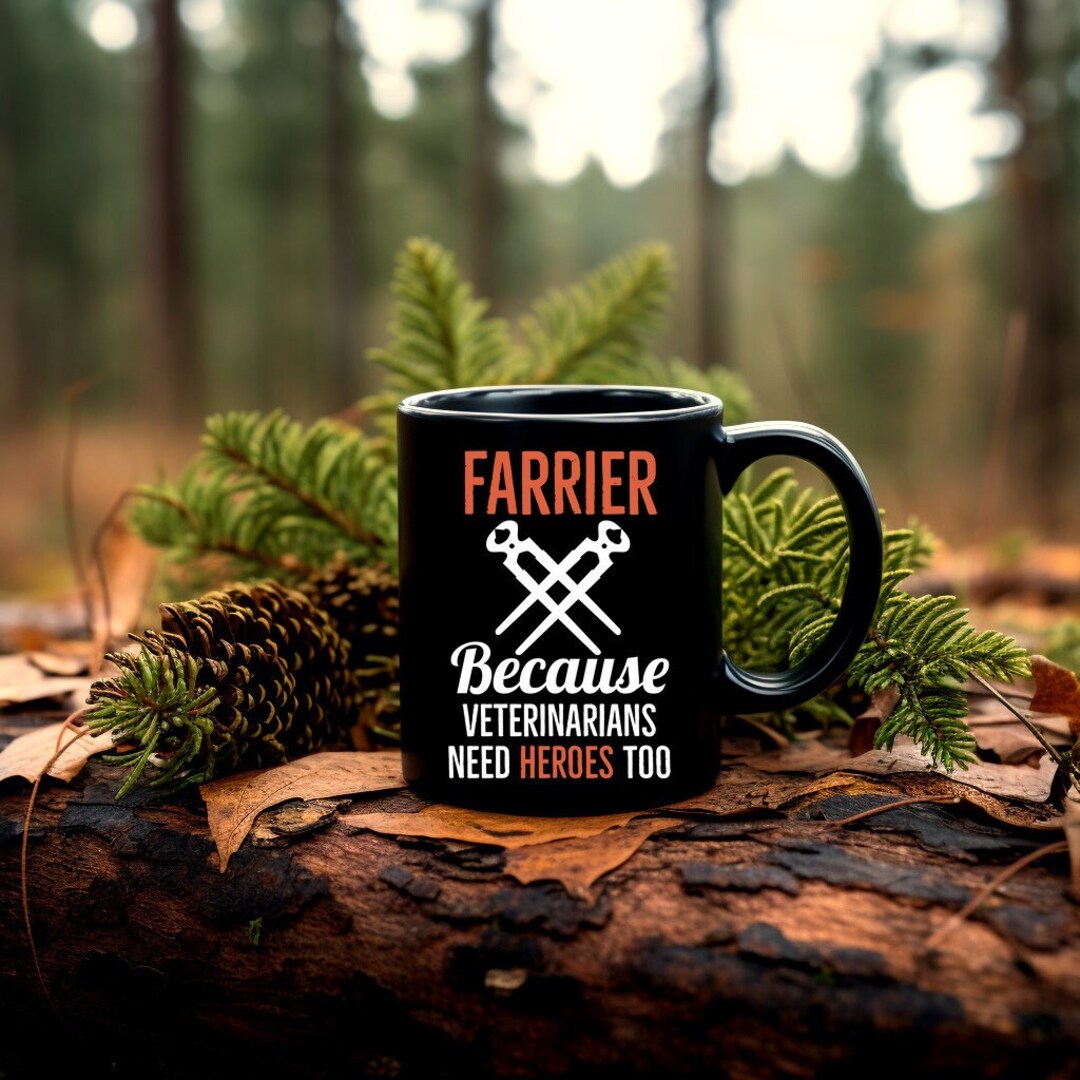 Funny Farrier Mug: Horseshoer Gift, Blacksmith Cup - Etsy