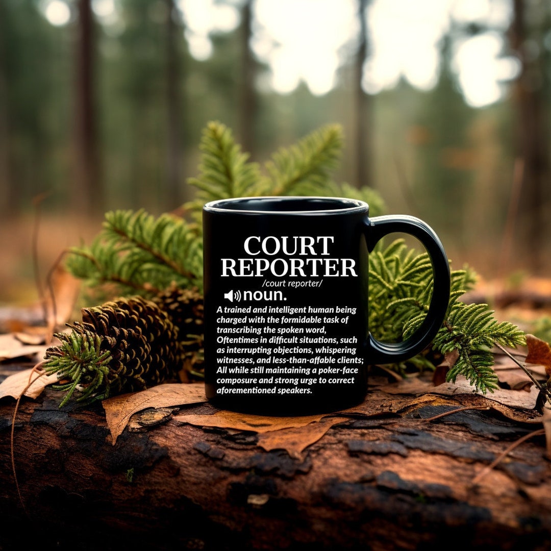 Court Reporter Definition Mug: Stenography Student Gift - Etsy