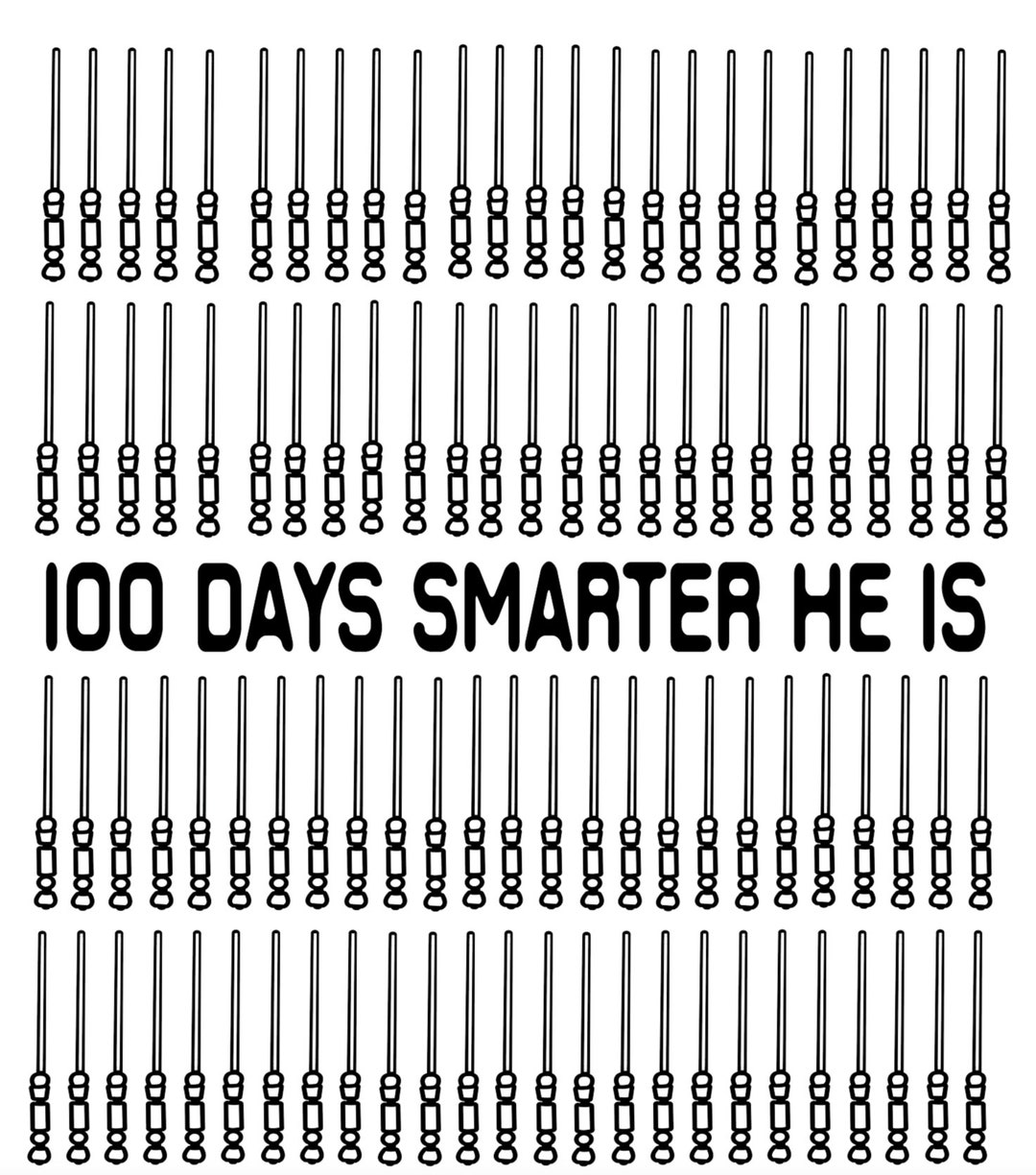 100th Day of School Star Wars Craftivity Shirt - DIGITAL DOWNLOAD - Etsy