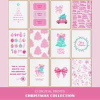 Christmas Digital Paper Pack and Clipart - Clip Art, Digital Papers for ...