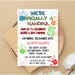 Animated Twin Boy 5th Birthday Invitation: Fingerpaint Design (digital ...