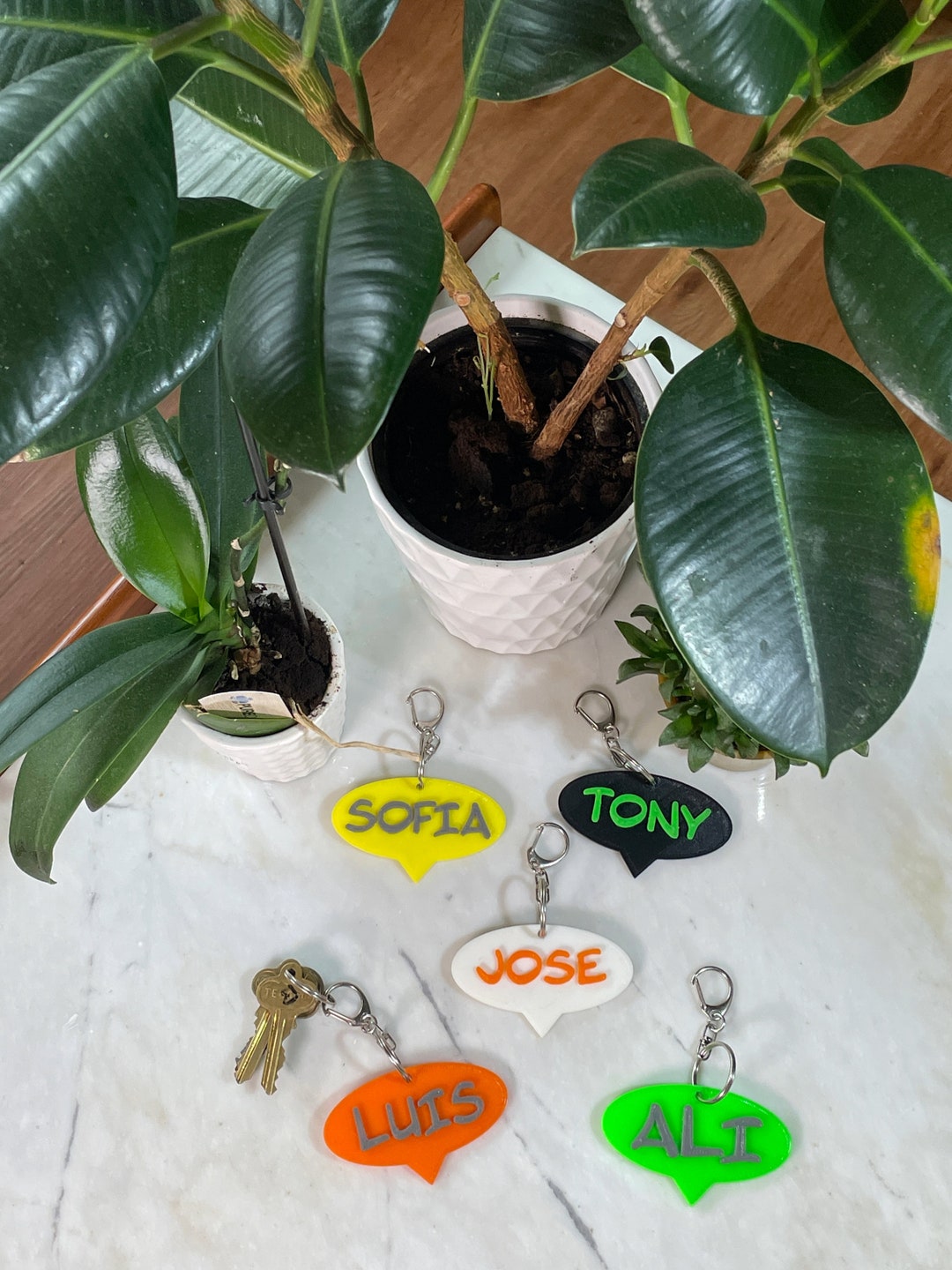 Personalized Text Bubble Speech Tag. Lanyard/zipper Pull/nametag ...