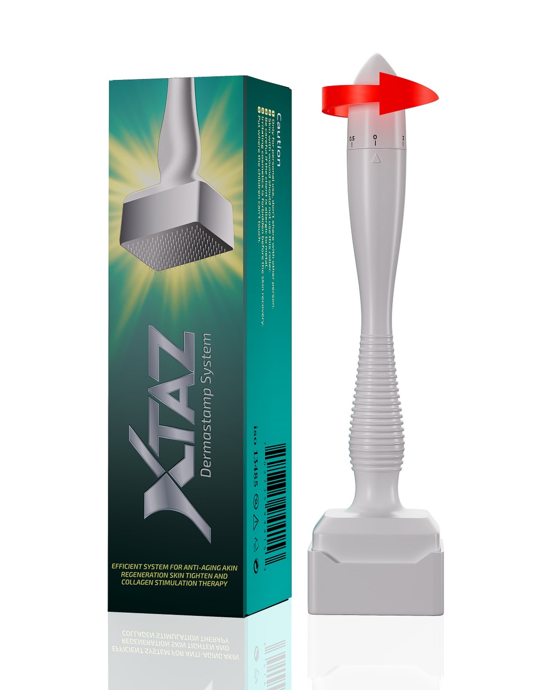 Adjustable Microneedling Derma Stamp, Derma Roller Alternative ...