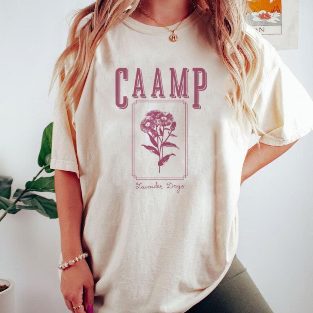 CAAMP Lavender Girl Tour Aesthetic Shirt, Caamp Band Shirt - Etsy