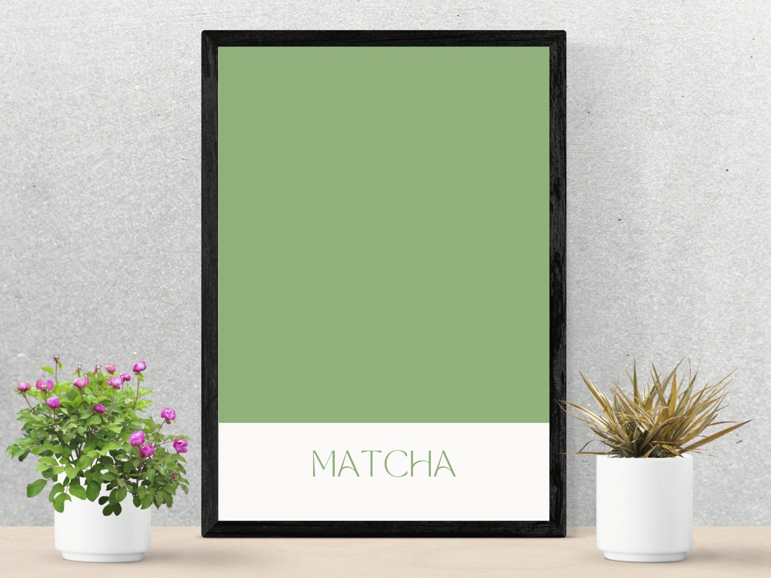 Matcha Pantone, Coffee Wall Art, Entrance Wall Art, Unique Foyer Wall ...