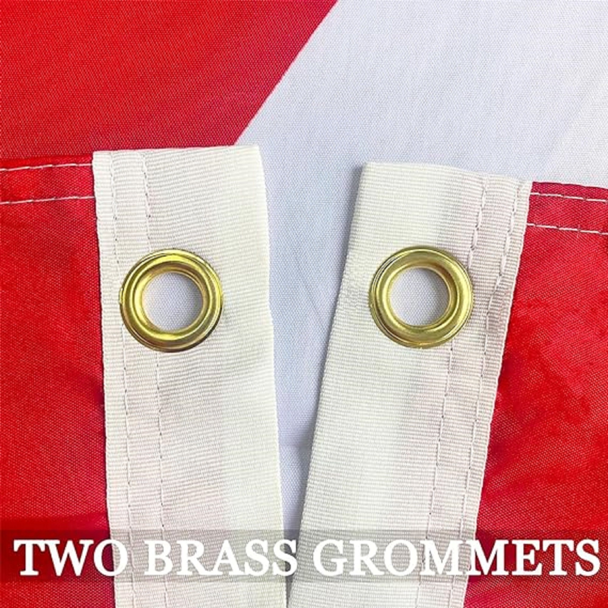 Canada Flag 3x5 Ft Thick Polyester, Fade Resistant, Brass Grommets ...