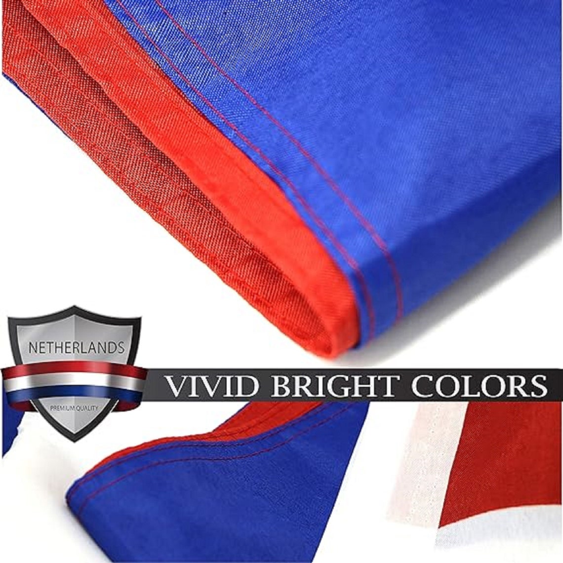 3x5 Foot Netherlands Flag - Vivid Color and Fade Proof - Canvas Header ...