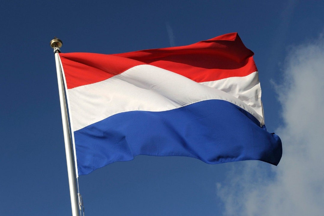 3x5 Foot Netherlands Flag - Vivid Color and Fade Proof - Canvas Header ...