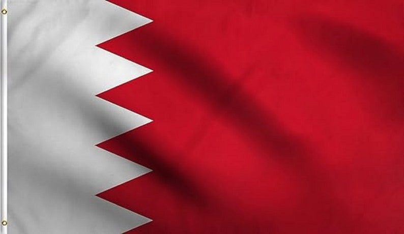 Bahrain Flag 3x5 Foot Polyester Bahraini National Flags Polyester With ...
