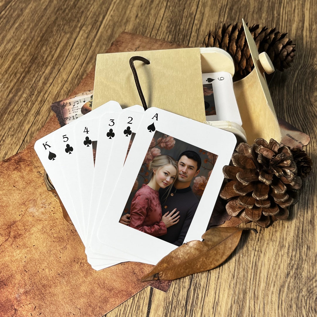 Wedding Guest Book Alternatives, Custom Playing Cards, Personalized ...