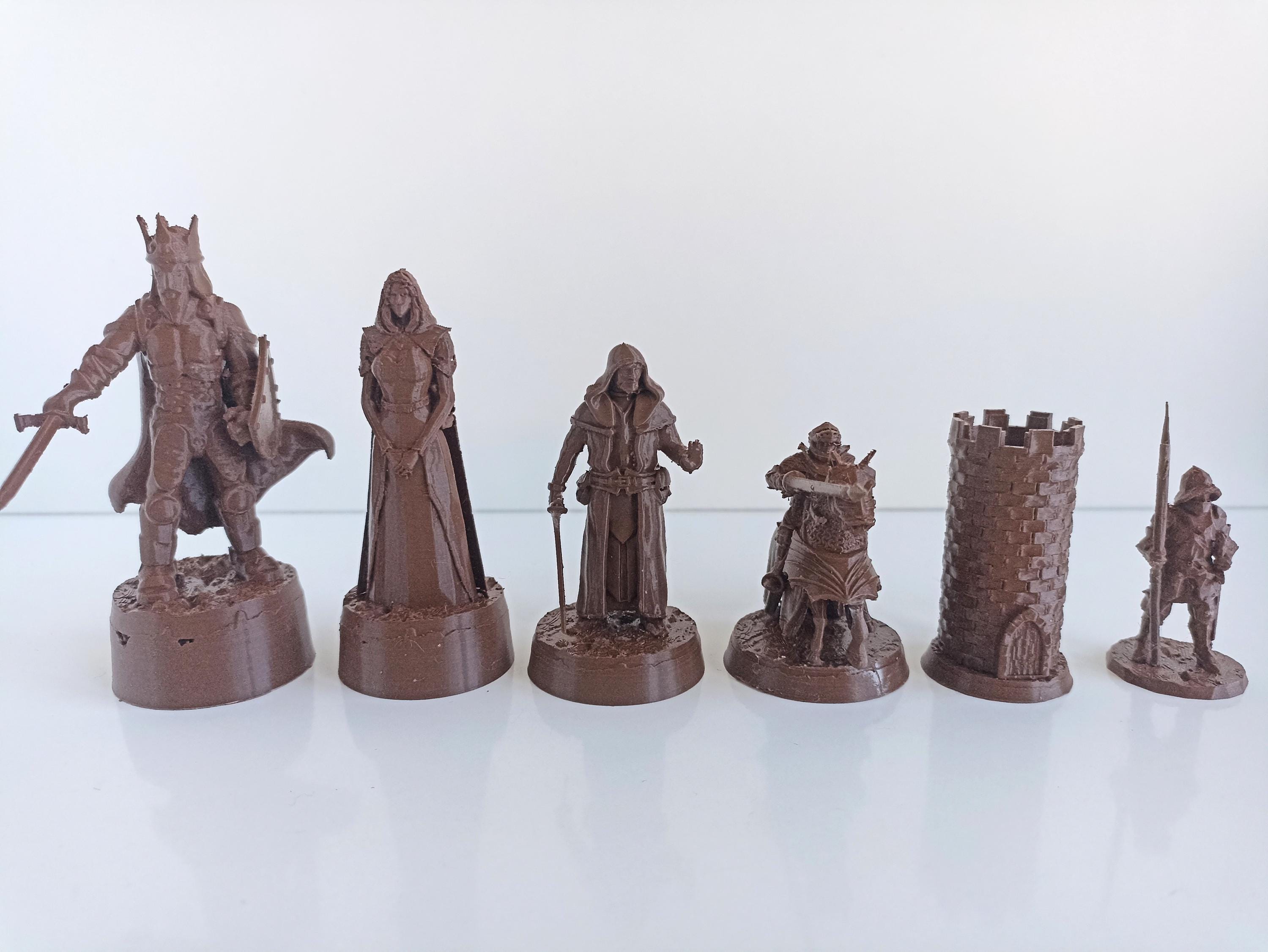 Medieval Spanish Chess Set, Unique Decorative Chess Pieces, Alternative ...