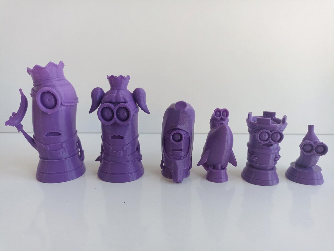 Minions Rare Chess Set, Alternative Chess Figure, Animation Themed ...
