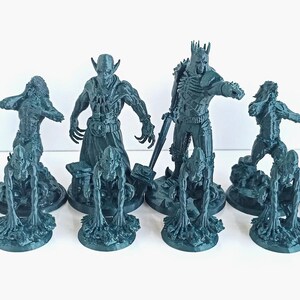 Witcher Wild Hunt Chess Set, Collectible Unique Chess Pieces, Themed 3d ...