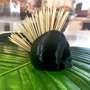 Punk Skull Toothpick Holder: Gothic Halloween Kitchen Decor - Etsy