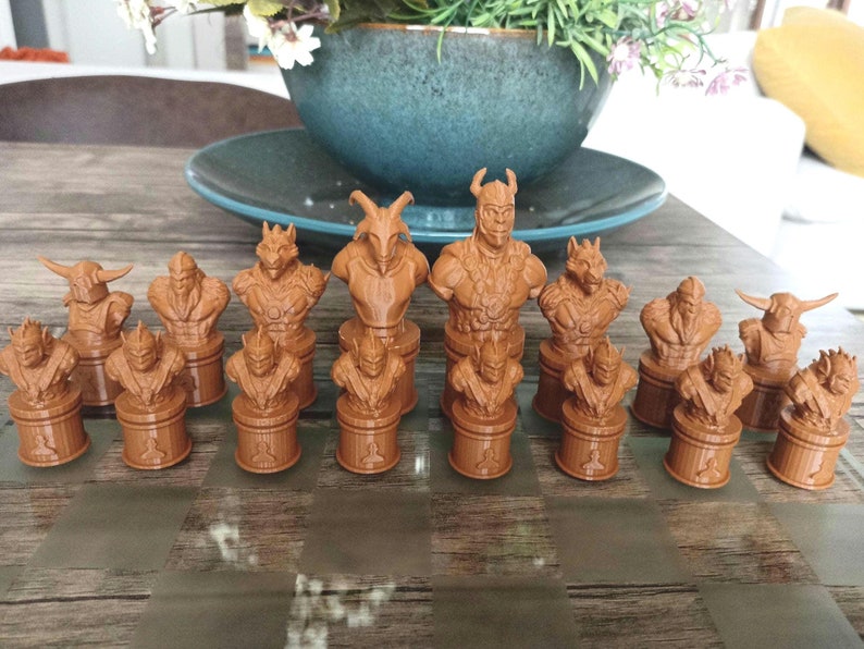 Thundercats Themed Chess Set, Collectible 3D Printed Chess, Nostalgic ...