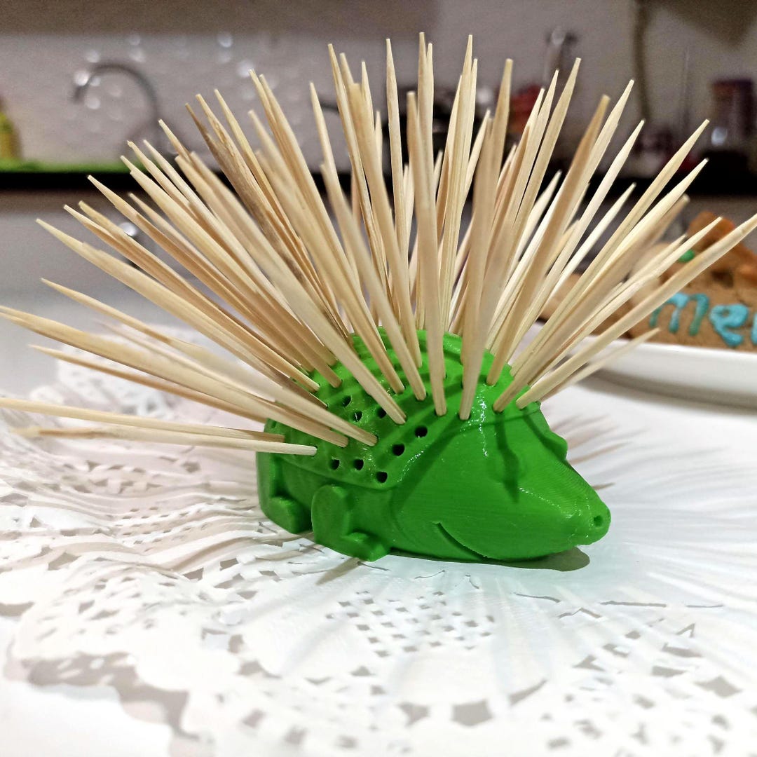 Hedgehog Toothpick Holder: Fun Dining Accessory - Etsy