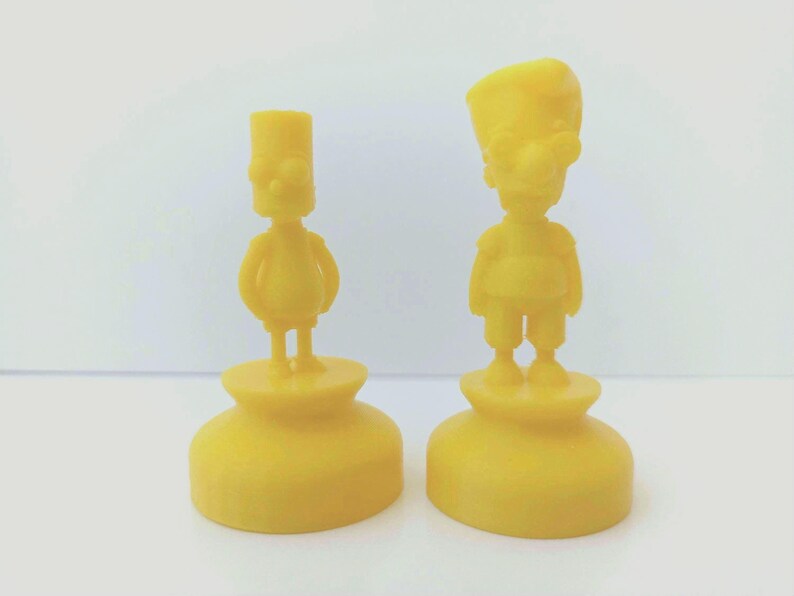 Simpsons Chess Set: Collectible 3D Printed Chess Pieces - Etsy