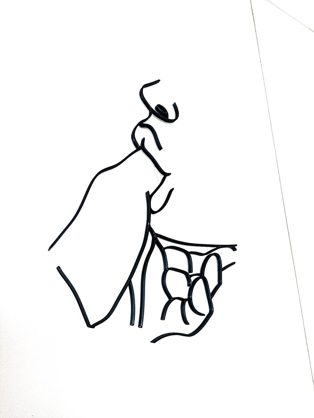 Seductive Wall Decor, Sexy Line Art, Thumb Lick Sign, Sensual Bedroom ...