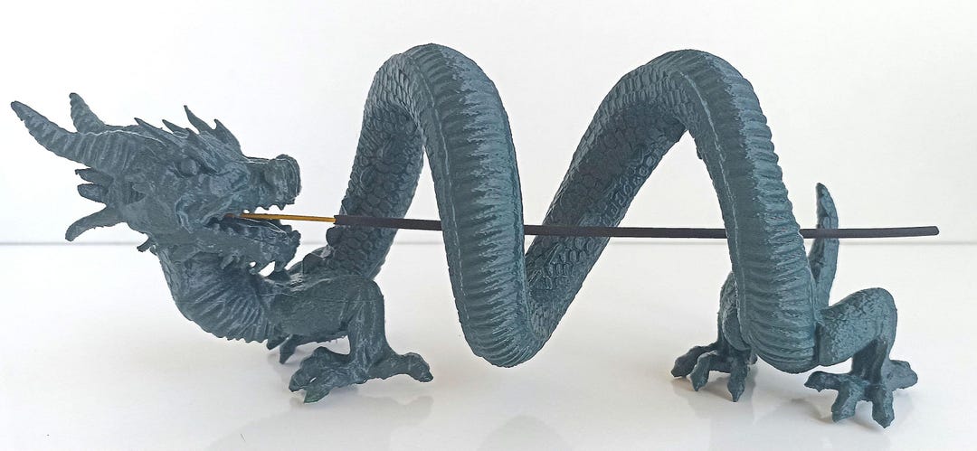 Dragon Incense Holder, 3D Printed Incense Burner, Meditation Stick ...