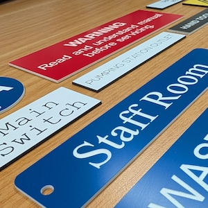 Custom Laser Engraved Labels - Etsy UK