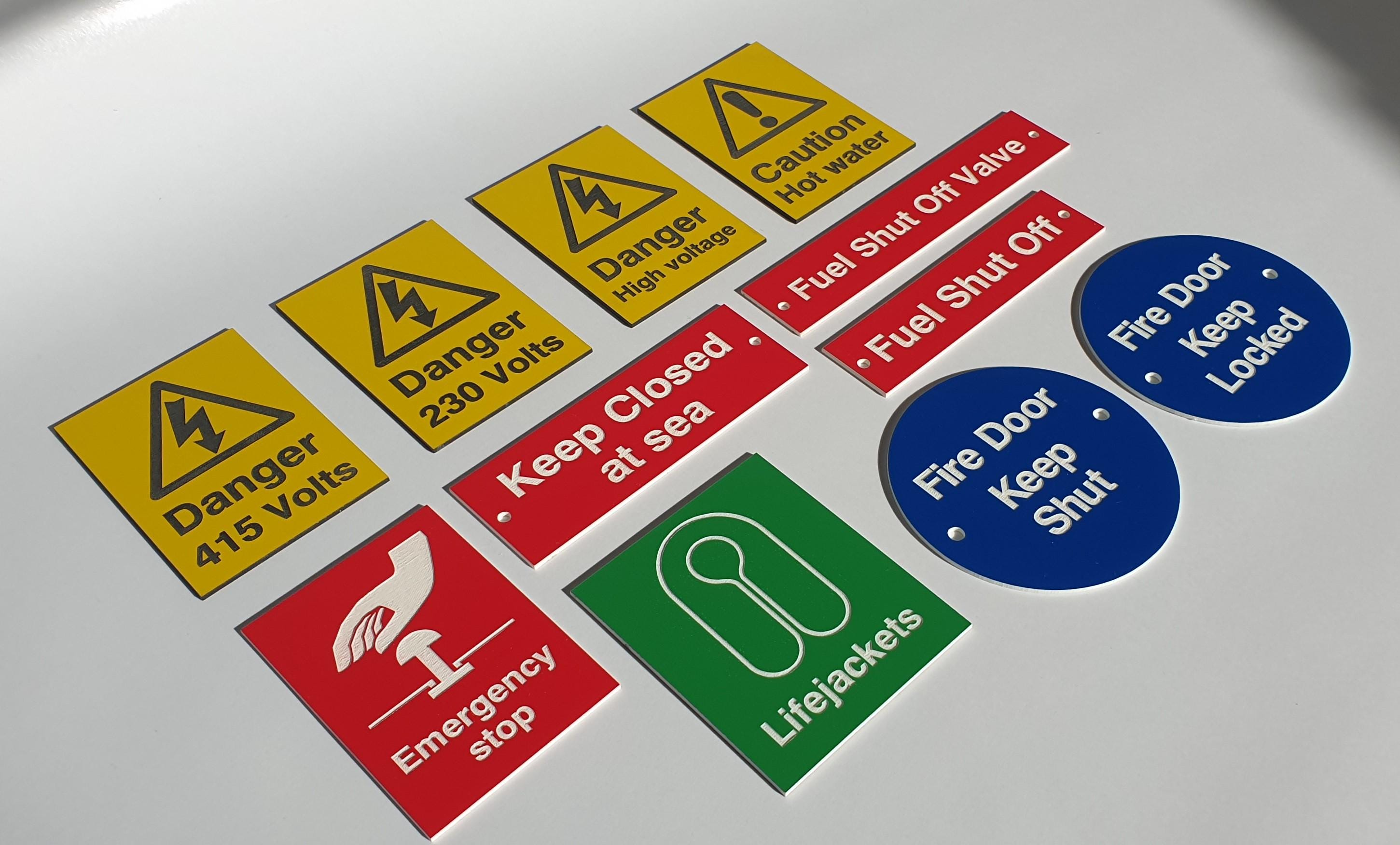 Electrical Engraved Labels - Etsy