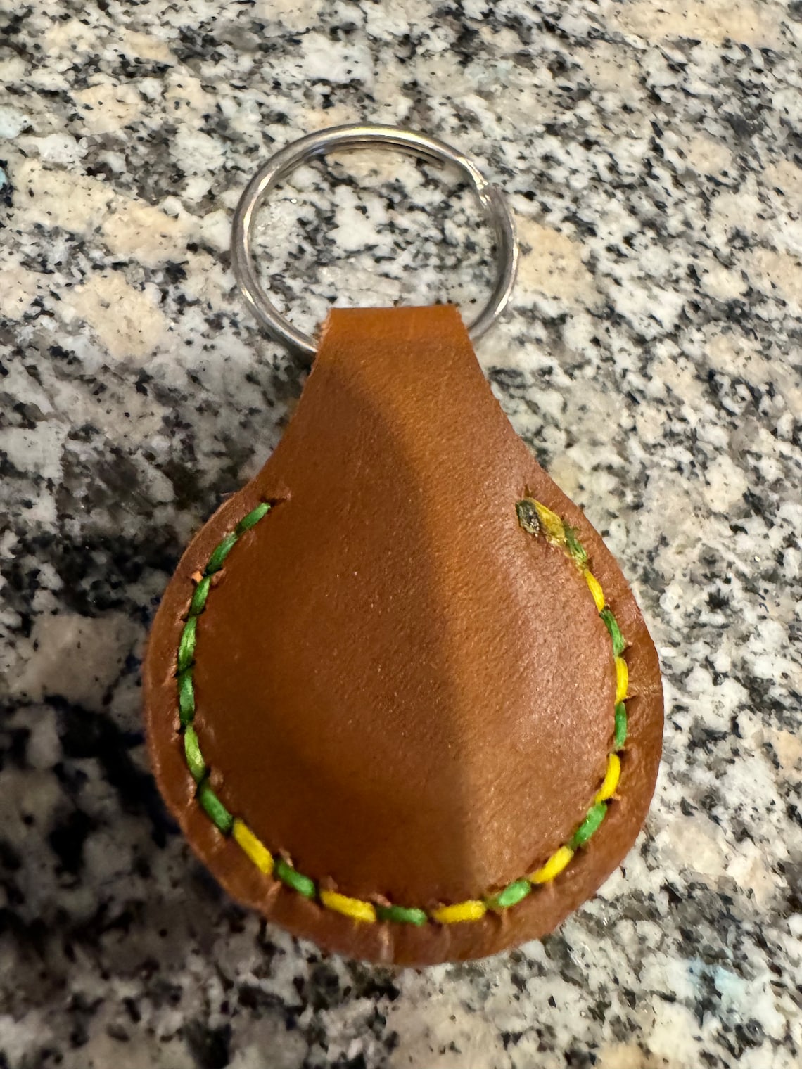 Leather Skull and Crossed Swords Keychain - Etsy