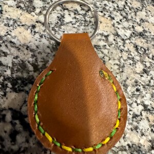 Leather Skull and Crossed Swords Keychain - Etsy