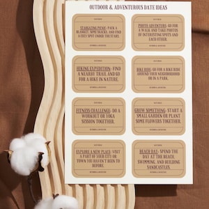 56 Date Night Cards, Couples Fun Printable Ideas, Romantic Dates ...